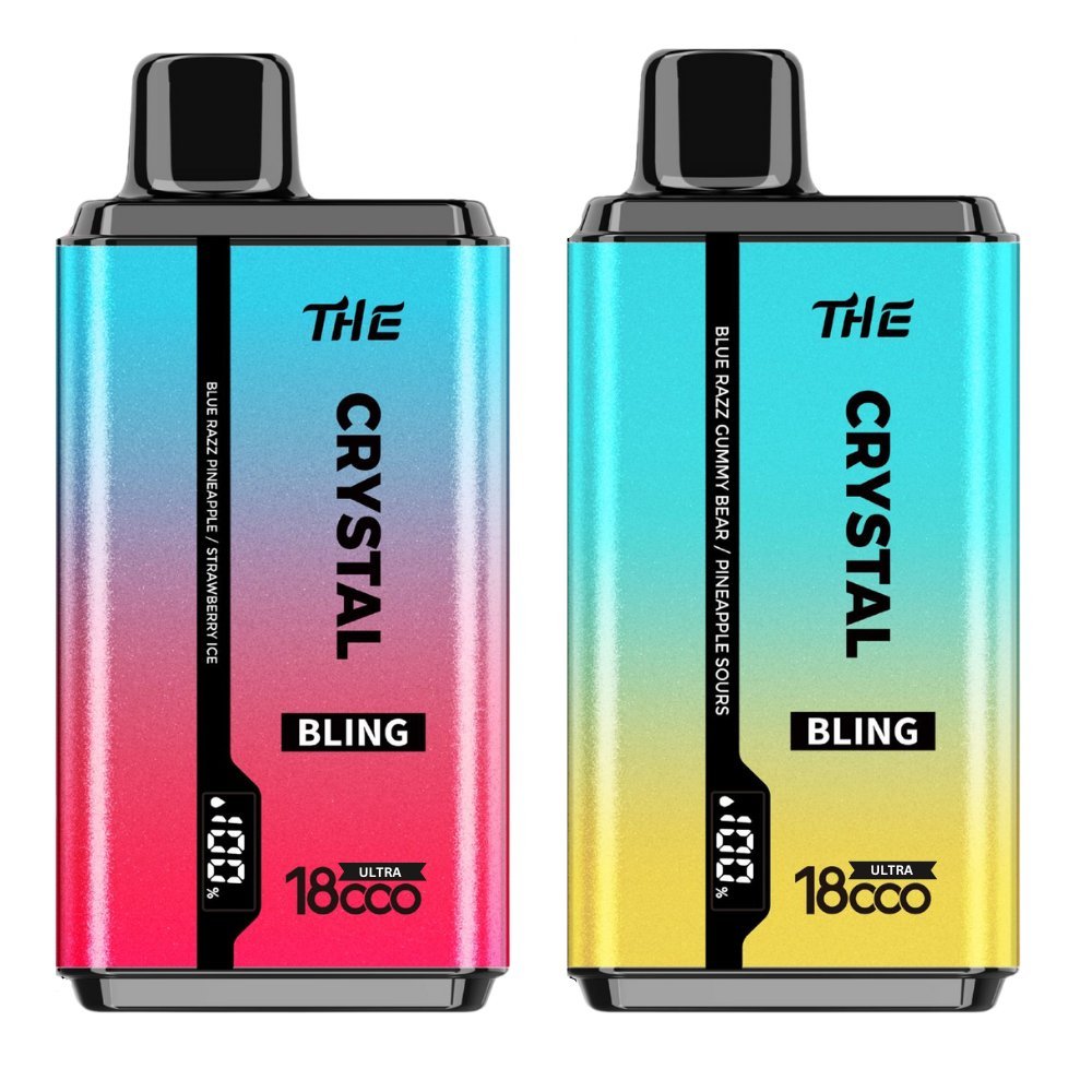 The Crystal Bling Ultra Twist 18000 Disposable Vape - Box of 10– vapeukwholesale