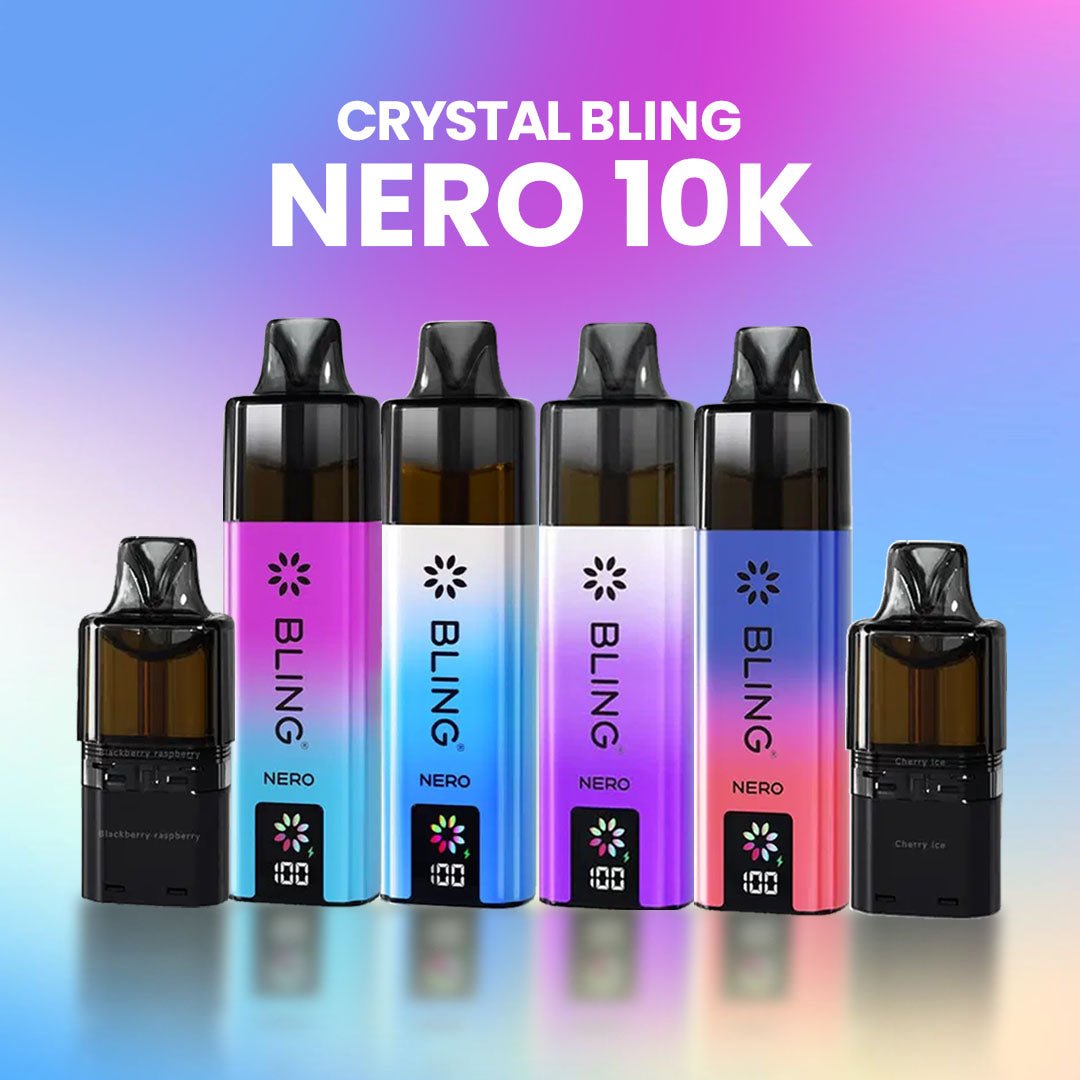 Exploring the Crystal Bling Nero 10k Vape Kit – Features, Flavours, an