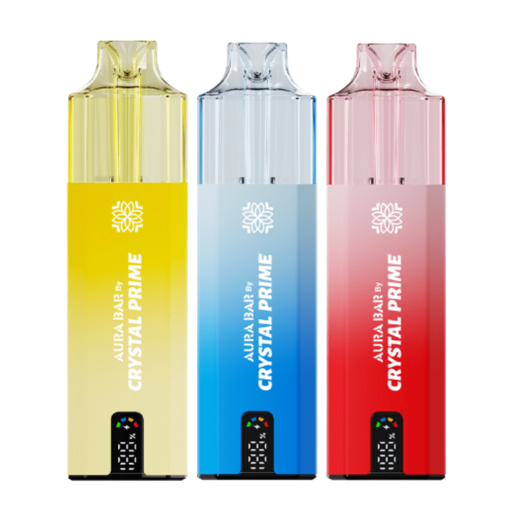 Aura Bar 10000 Disposable Vape By Crystal Prime - Pack of 5 ...