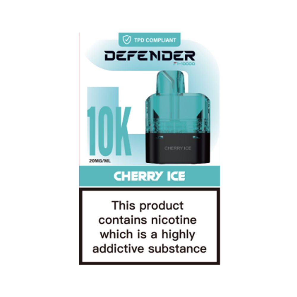 Defender F1-10000 Replacement Refill Pods ( Box of 10 ) - vapeukwholesale