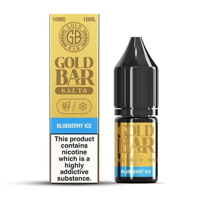 Gold Bar Nic Salts 10ml E-liquids (Box of 10) - vapeukwholesale
