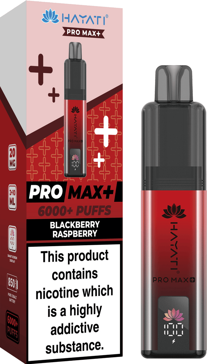 Hayati Crystal Pro Max+ 6000 Vape Kit Box of 10 - vapeukwholesale