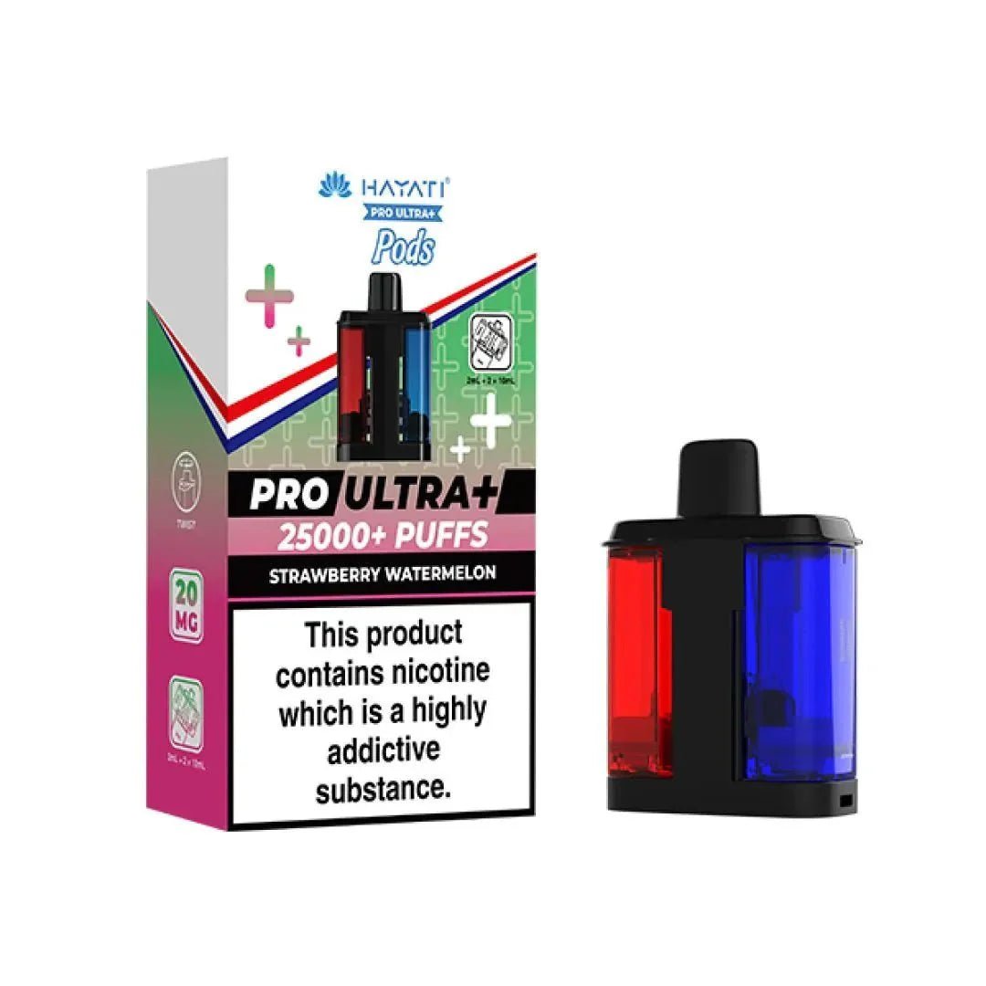 Hayati Pro Ultra Plus 25k Prefilled Pods Pack of 5 - vapeukwholesale