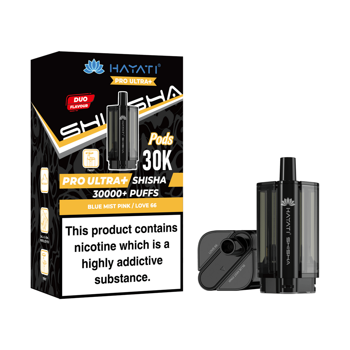 Buy Wholesale Hayati Pro Ultra Plus Shisha 30k Prefilled Pods Box of 5