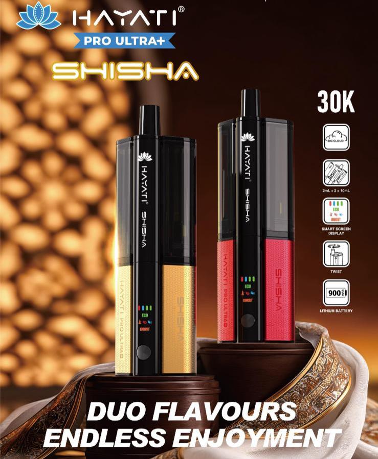 Buy Wholesale Hayati Pro Ultra Plus Shisha 30k Vape Kit Box of 5