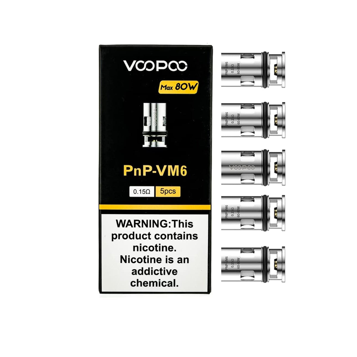 VooPoo PnP Mesh Replacement Coils | 5 Pack - vapeukwholesale
