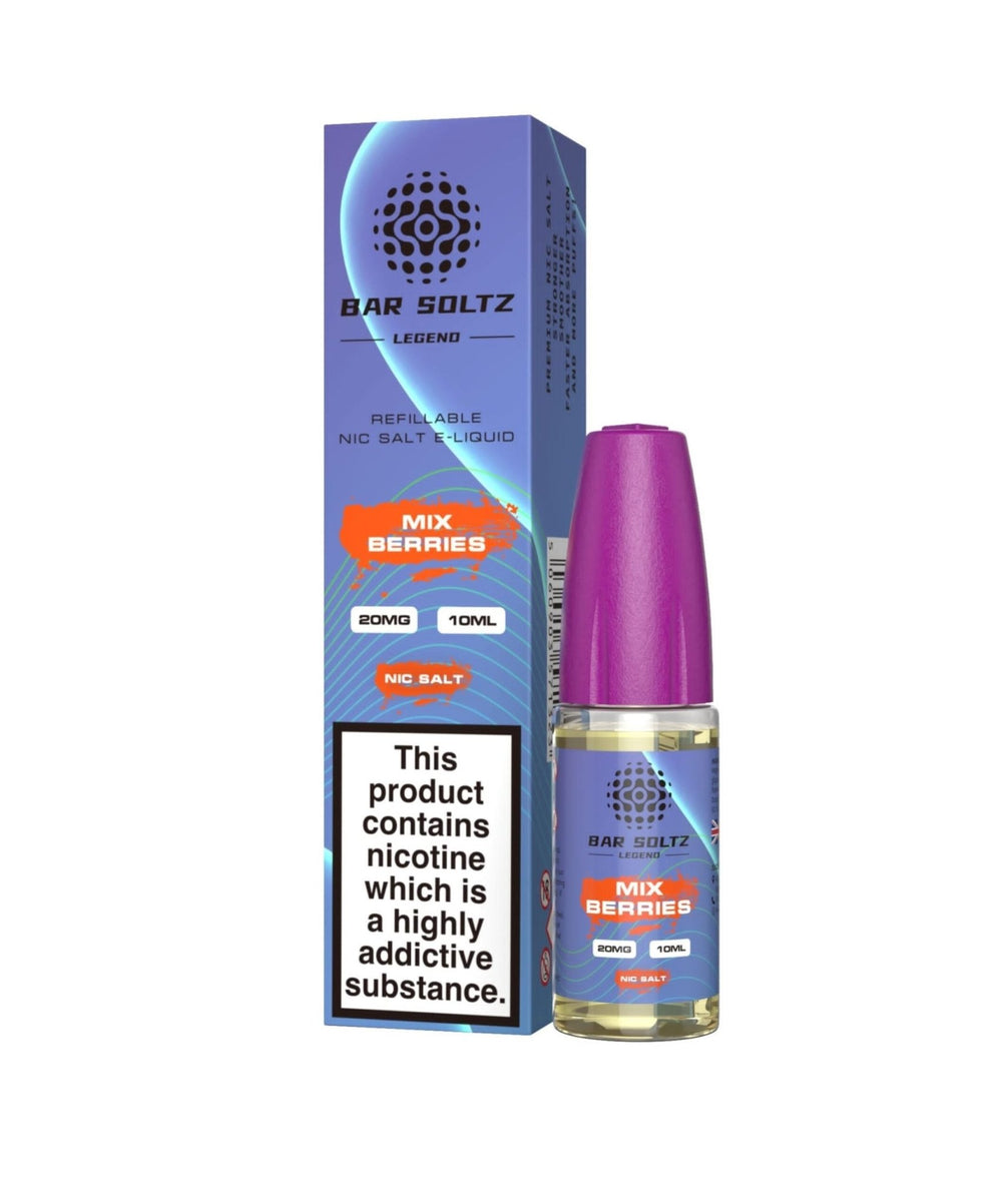 Bar soltz 10ml Nic Salt Pack of 10 - vapeukwholesale