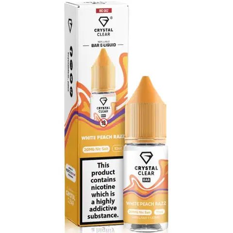 Crystal Clear Nic Salts 10ml- Pack of 10 - vapeukwholesale
