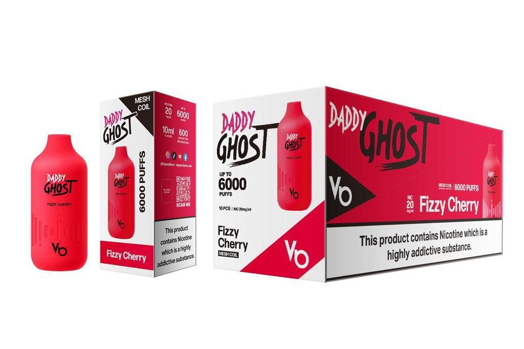 Daddy Ghost 6000 Disposable Vape Pod (Box of 10) - vapeukwholesale