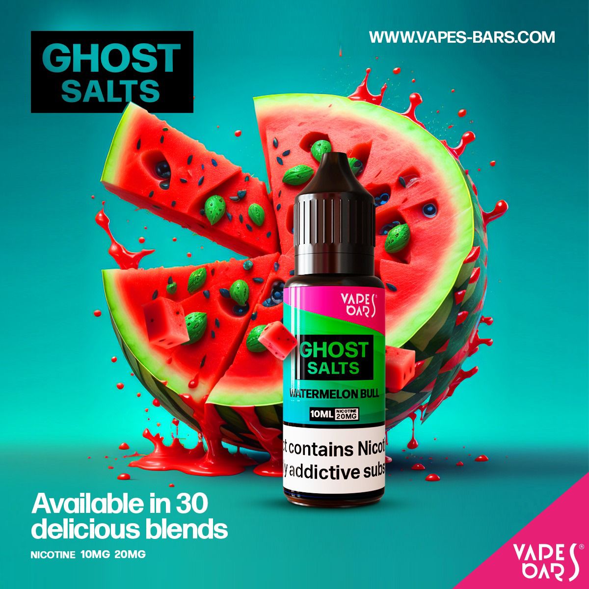 Buy Wholesale GHOST 3500 Nic Salts 10ml - Box of 10