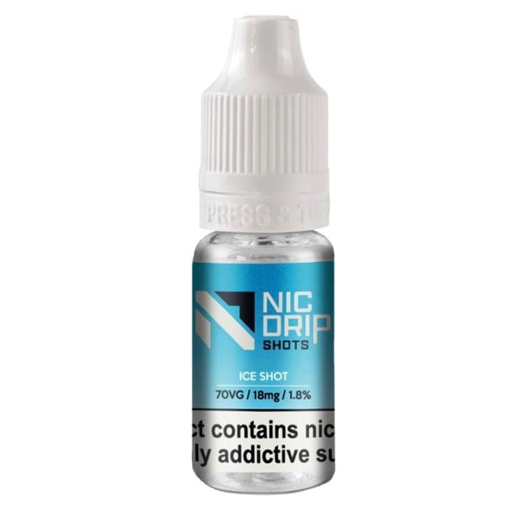 NIC DRIP - 70VG - 18MG - ICE SHOT - vapeukwholesale
