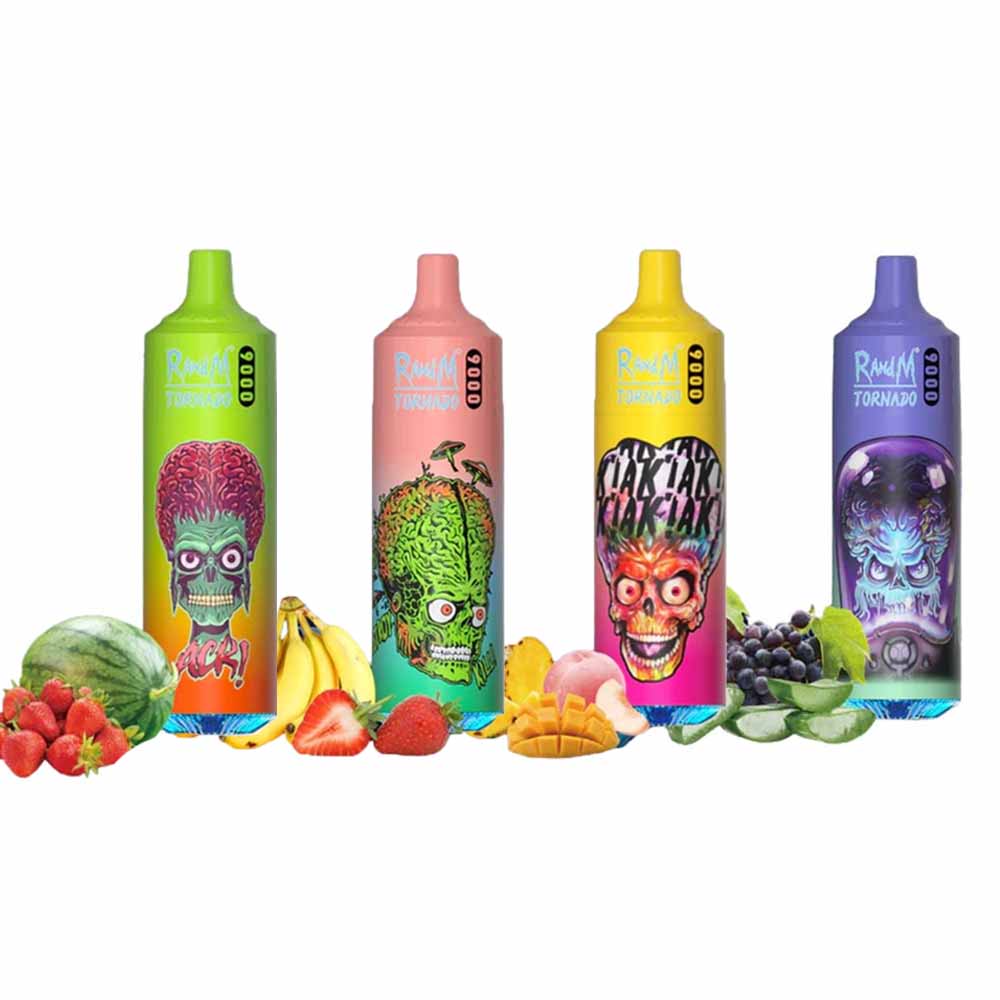 R and M Tornado 9000 Disposable Vape Pod Puff Bar Device - vapeukwholesale